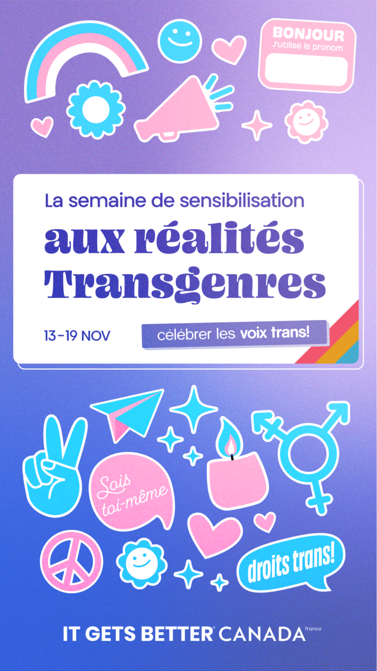 Transgender Awareness Week Toolkit - It Gets Better Canada