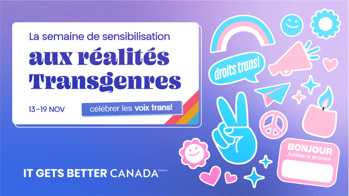 Transgender Awareness Week Toolkit - It Gets Better Canada